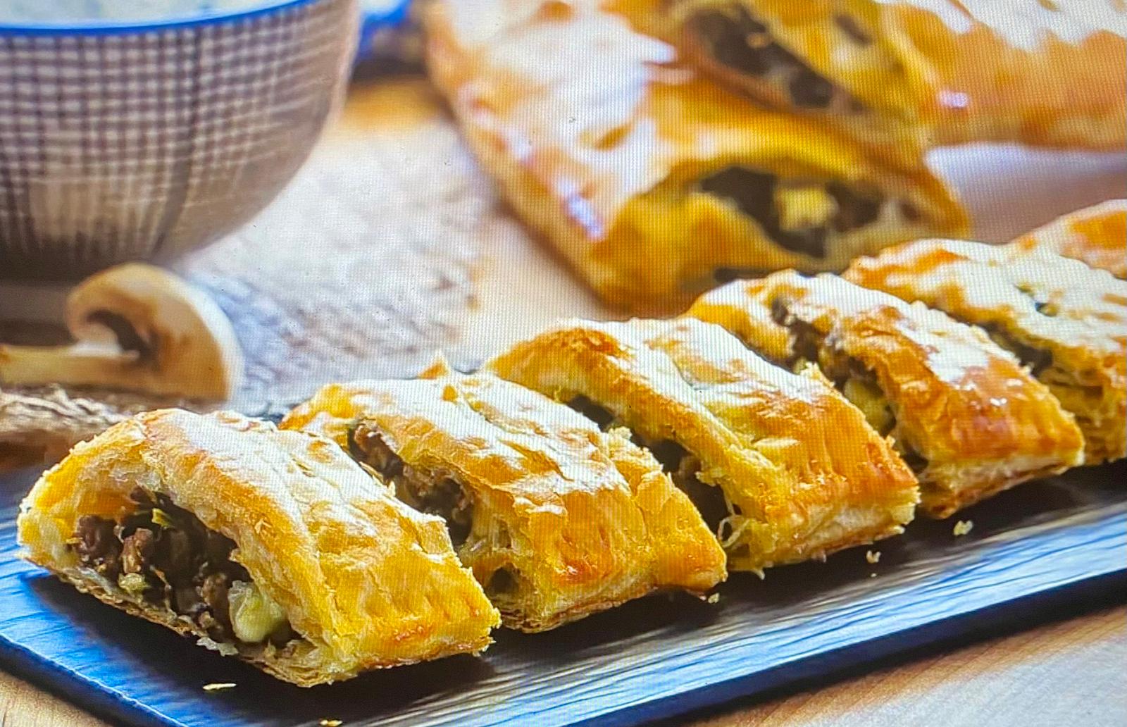 Corinne Rachelle's Meat & Mushroom Strudl - Shavua Tov | A community ...